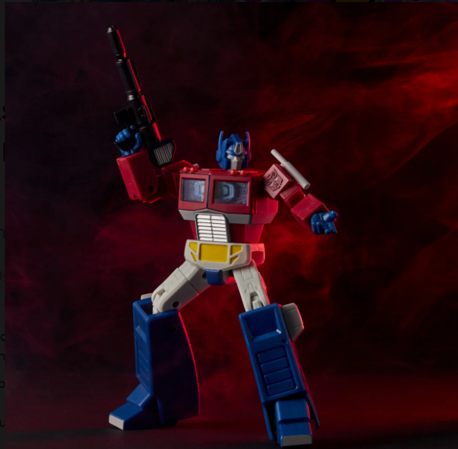 Transformers RED Optimus Prime 1
