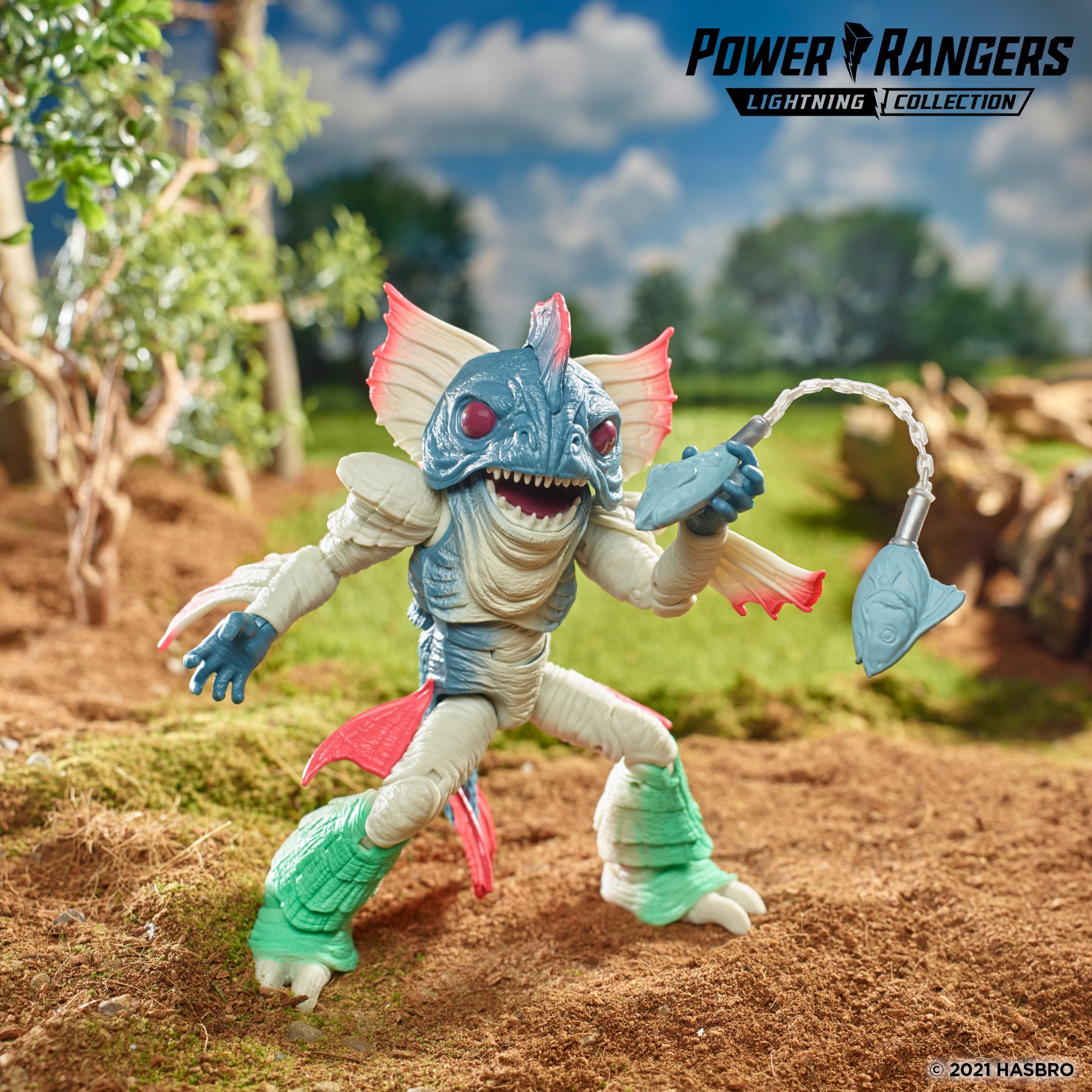 Power Rangers Lightning Collection DX Pirantishead & In Space Blue ...