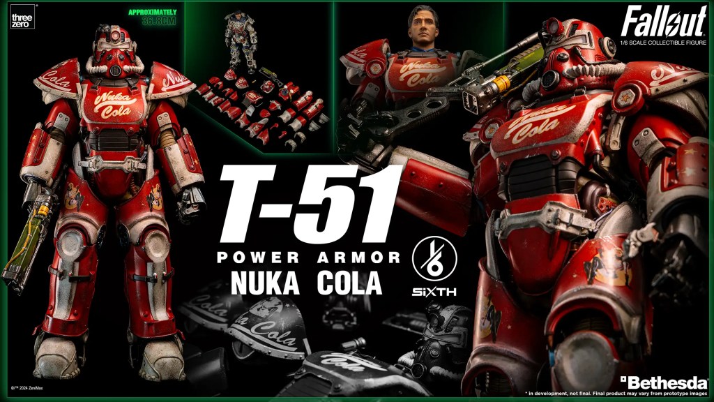 Threezero Fallout T-51 Nuka Cola Power Armor 1:6 Scale Action Figure